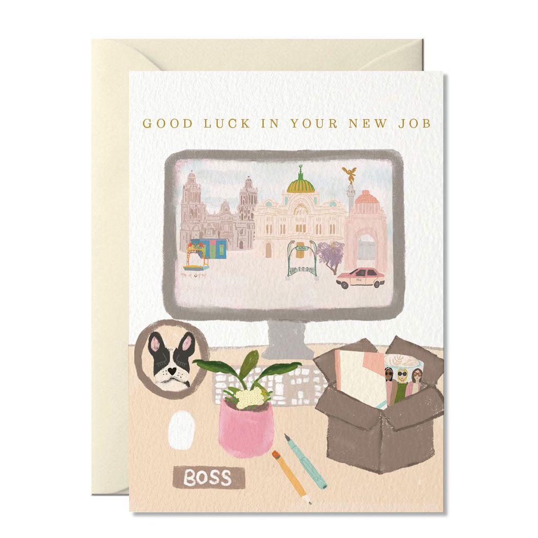 NELLY CASTRO ‘Good Luck In Your New Job’ Grußkarte A6, 3,90